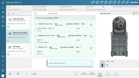 Opcenter Execution - Free Demo