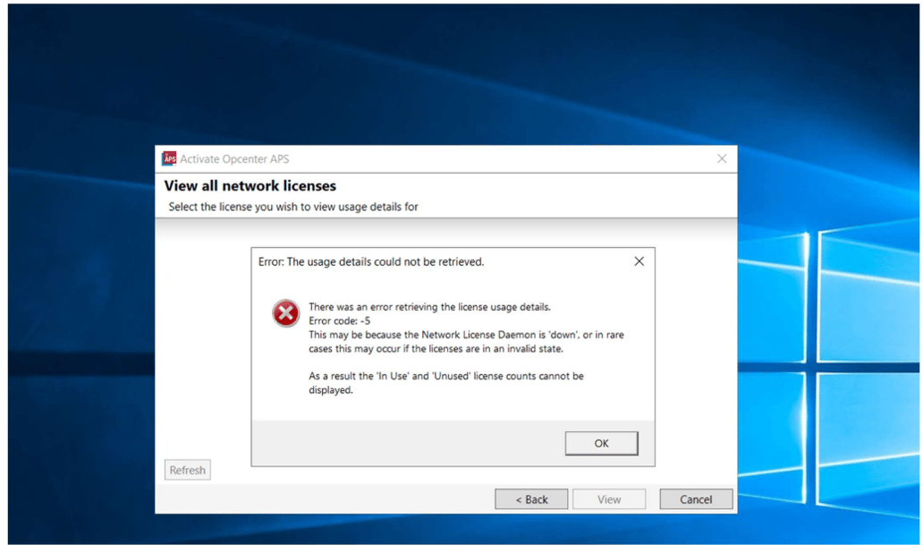 Client activation is not allowed to activate.